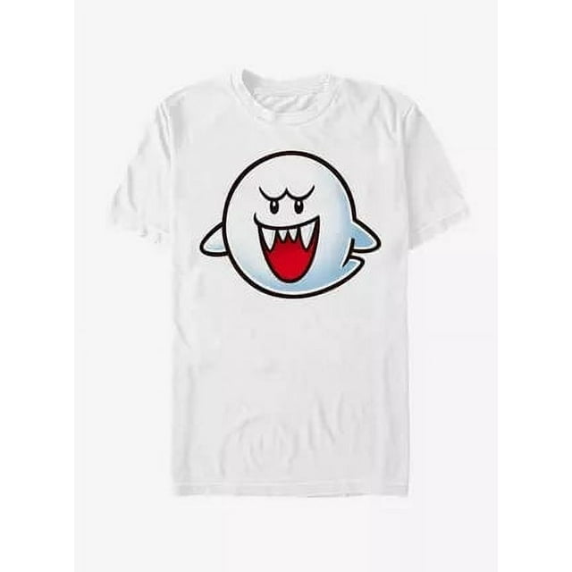 Super Mario Boo Face T-shirt - Walmart.com
