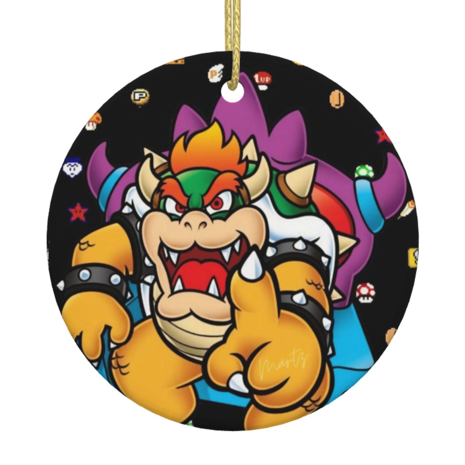 Super-Mario Bowser Christmas Ornament,Farmhouse Christmas Tree Holiday ...