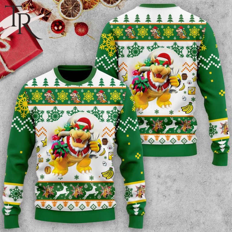 Super Mario Bowser Christmas Sweater - Walmart.com