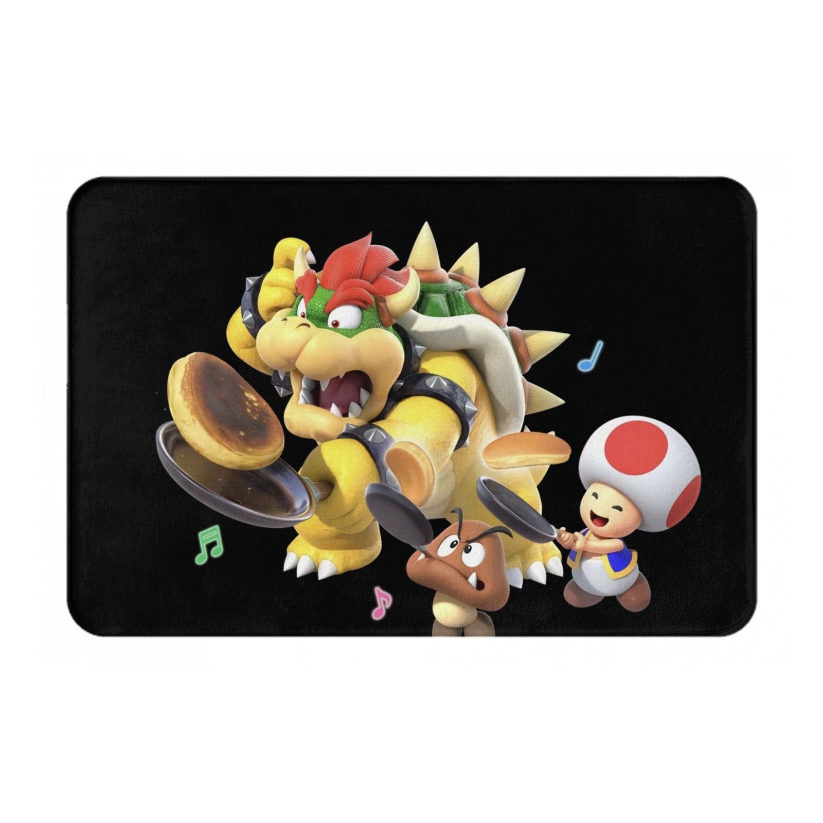 Super-Mario Bowser Goomba Bathroom Rugs,Bath Mat,Super Soft and Water ...