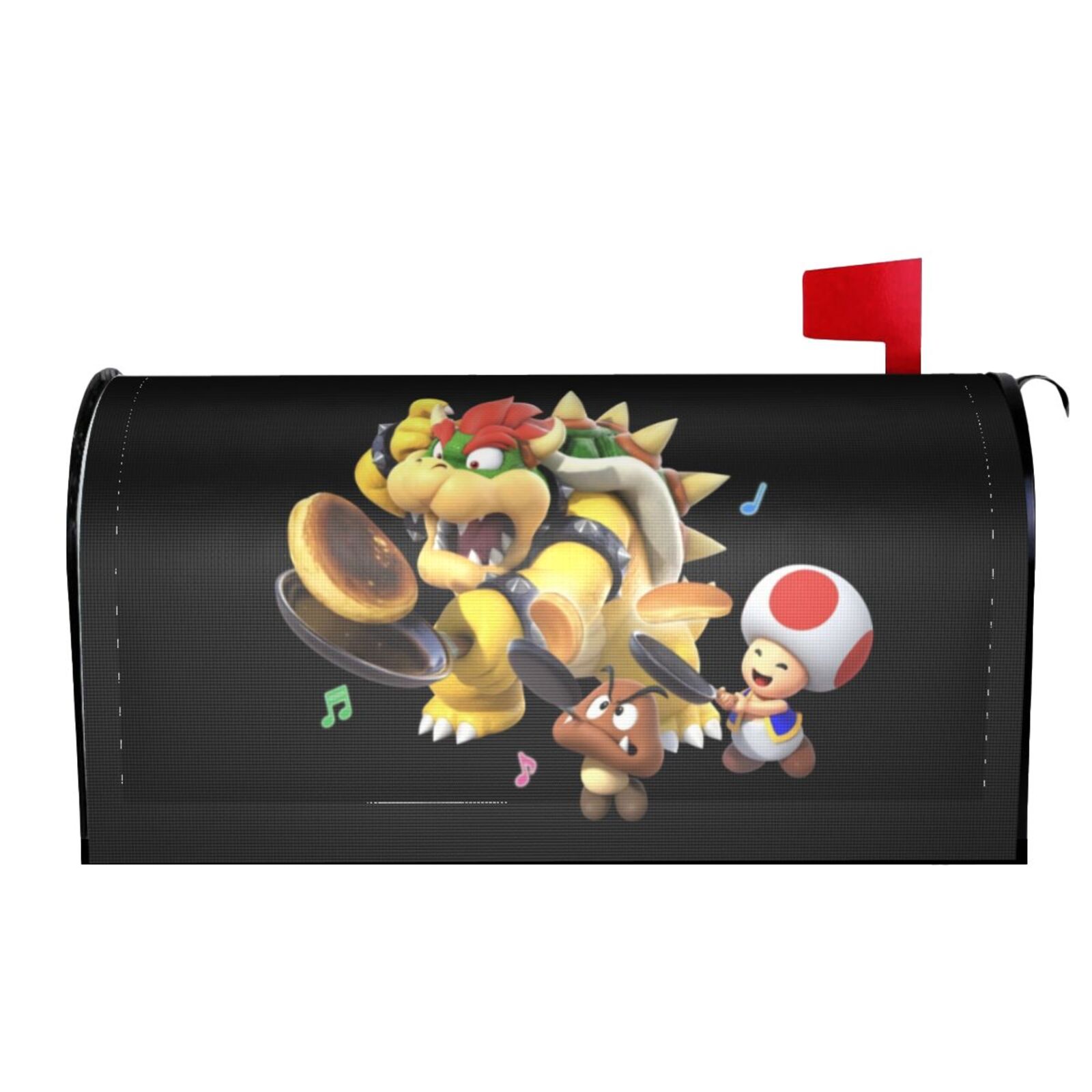 Super Mario Bowser Goomba Cartoon Character Mailbox Cover Magnetic ...