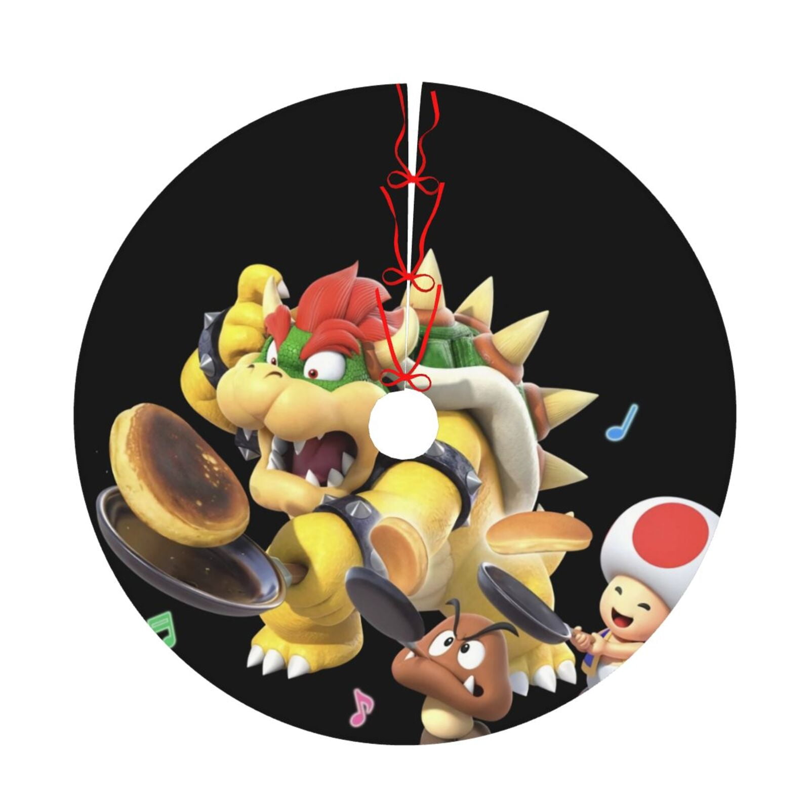 Super-Mario Bowser Goomba Christmas Tree Skirt 30 Inch,Soft and Funny ...