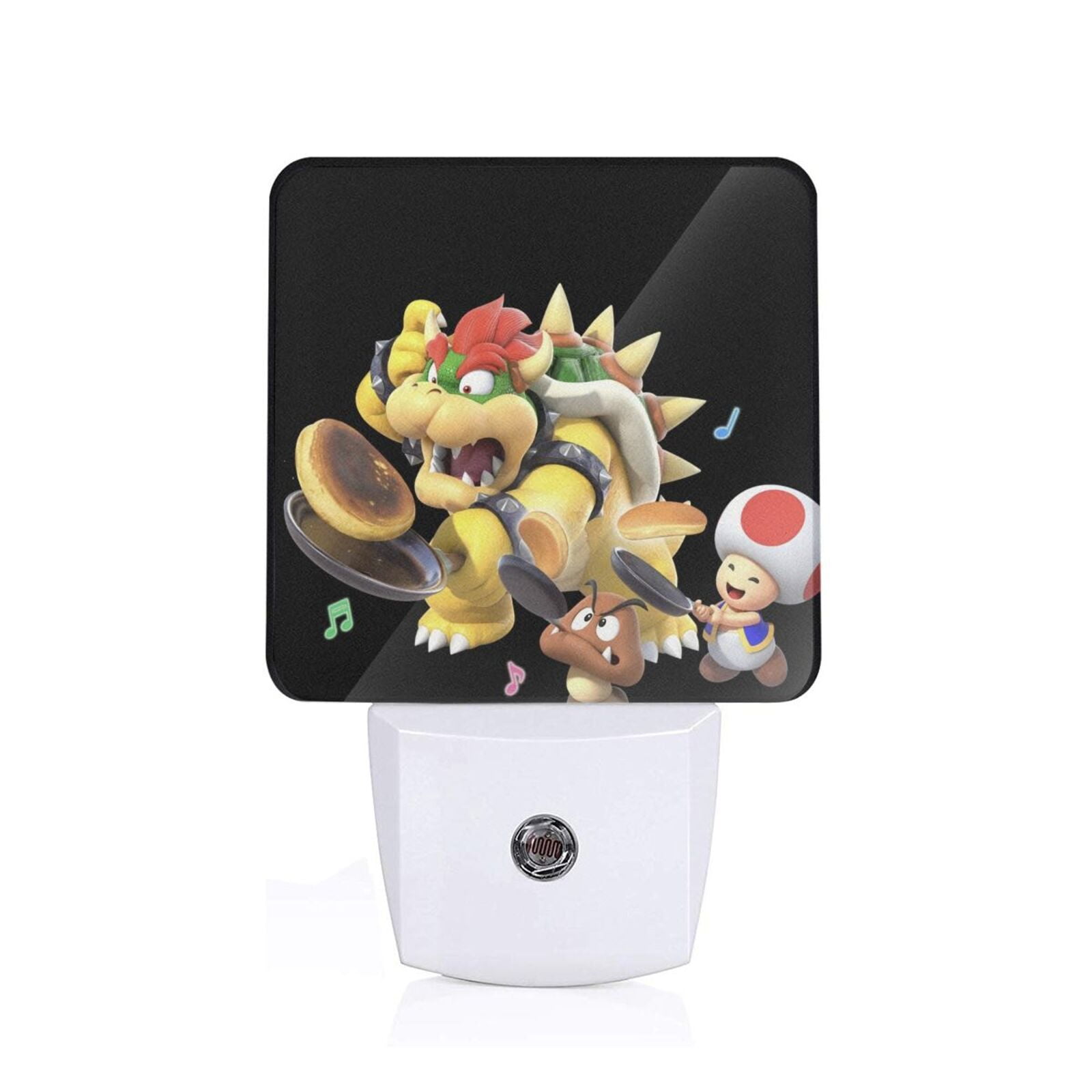 Super-Mario Bowser Goomba LED Night Light Plug into Wall with Dusk to ...