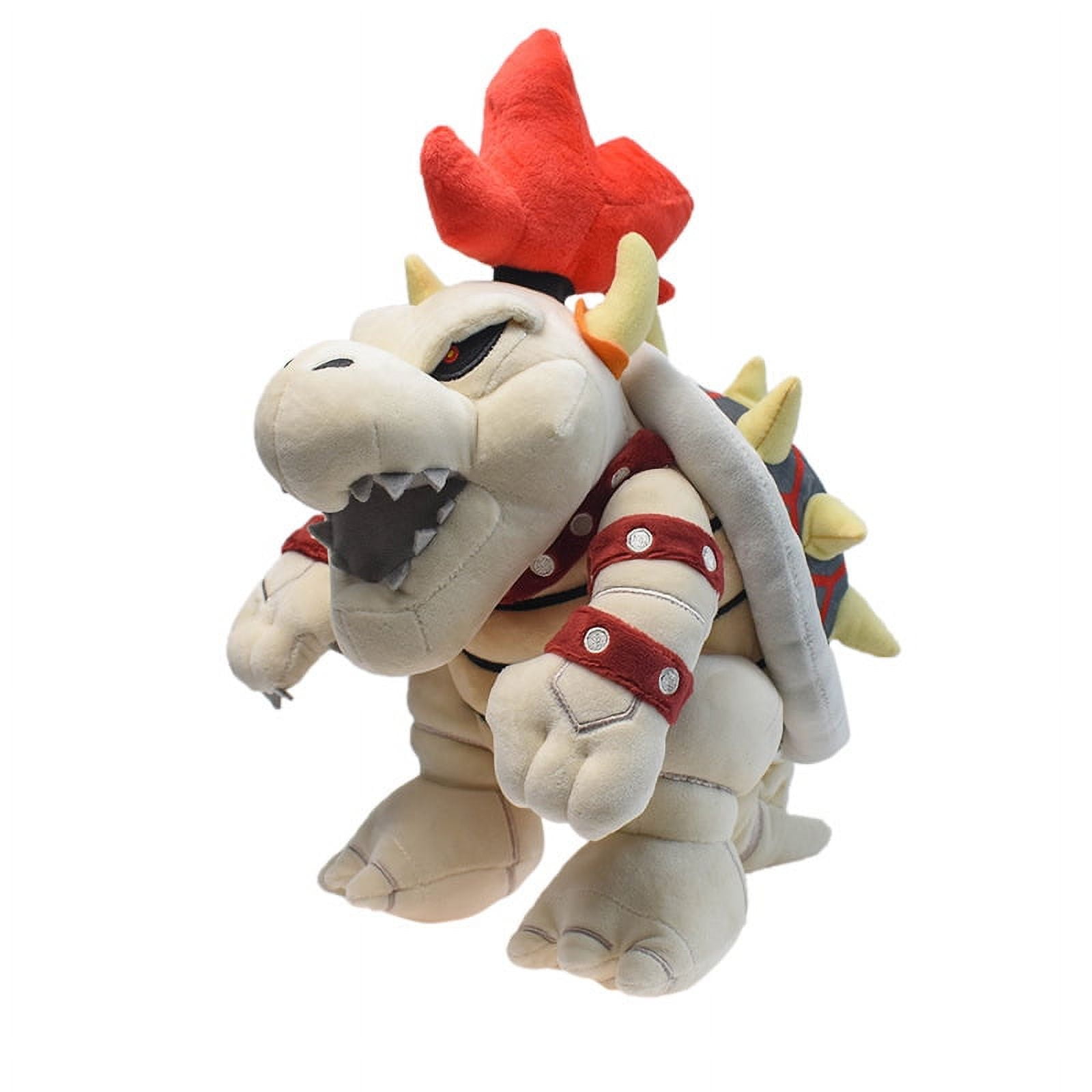 Super Mario Bowser Plush Doll 33cm Skeleton Bowser Fire Dragon