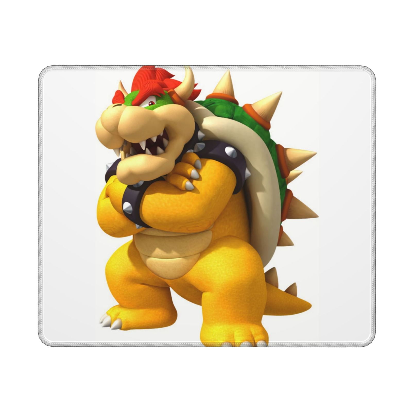 Super-Mario Bowser Square Mouse Pad,Mouse Mat,Washable Mousepad Lycra ...