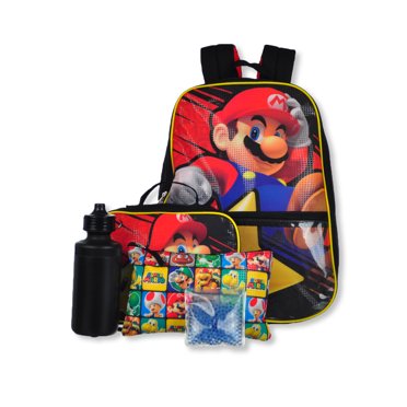 "Nintendo Super Mario Bros Kids Backpack, 15"" Luigi Yoshi Video Game ...