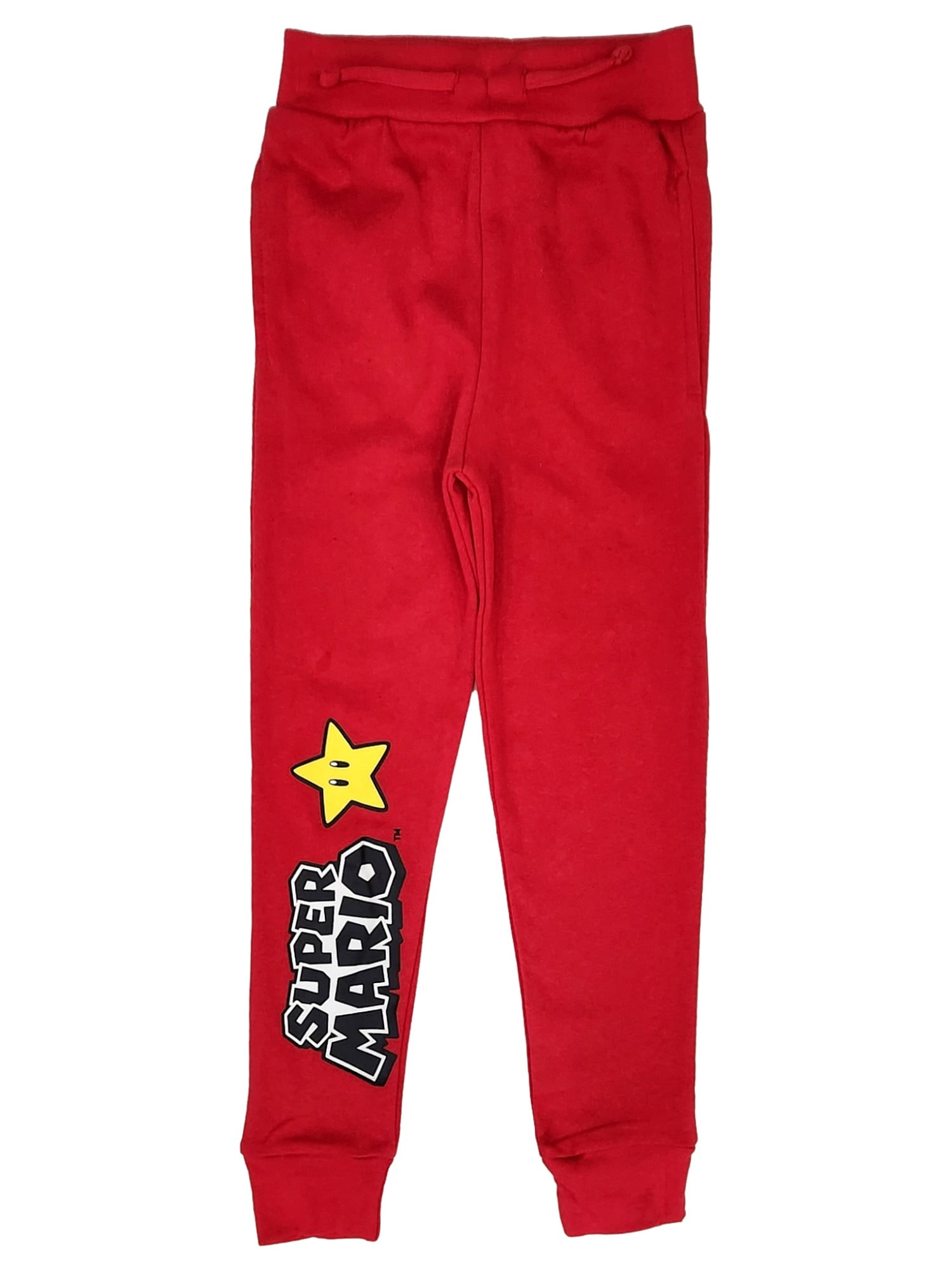 Super Mario Boys Blue Mario 2 Pocket Elastic Waist Jogger Sweats Pants ...