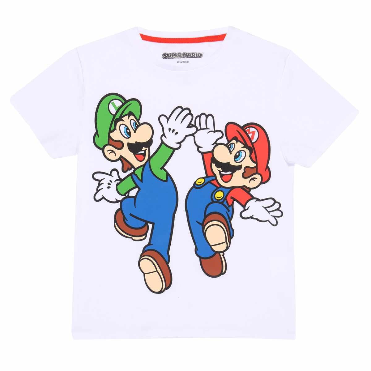 Super Mario Boys/Girls Mario & Luigi T-Shirt - Walmart.com