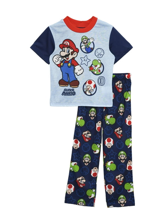 Super Mario Bros. Kids' Pajamas & Robes in Pajama Shop - Walmart.com