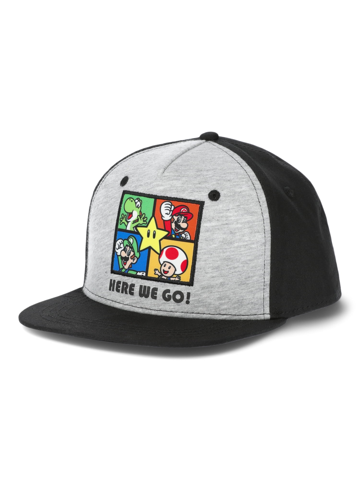 Super Mario Boys Snapback Hat, One Size Fits Most - Walmart.com