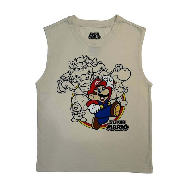 Super Mario Boys Tank Tops, Size 4-18 - Walmart.com
