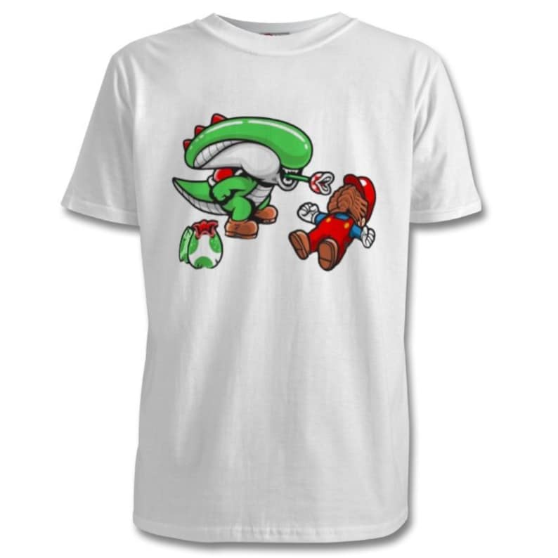Super Mario Bro's & Alien - Xenomorph Bro's T-Shirt - Walmart.com