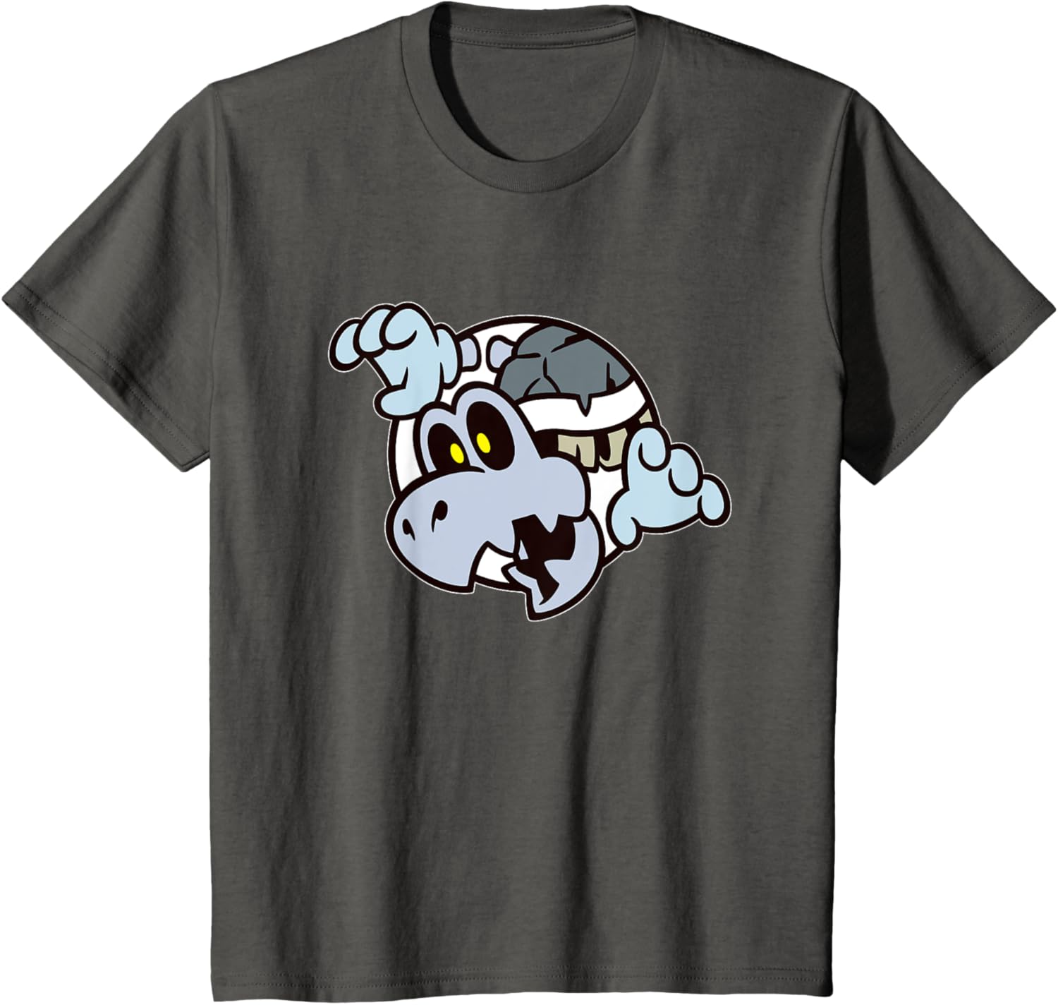 Super Mario Bros 3 Dry Bones Spooky Skeleton Front & Back T-Shirt,Men's ...