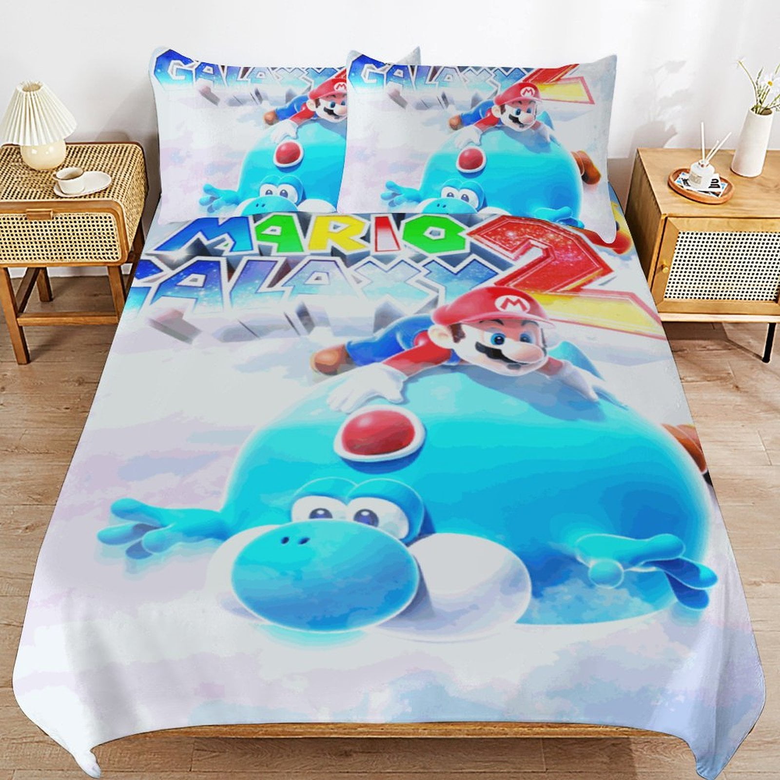 Super Mario Bros 3-Piece Bedding Sets Bedroom Decor Comforter Sets With ...