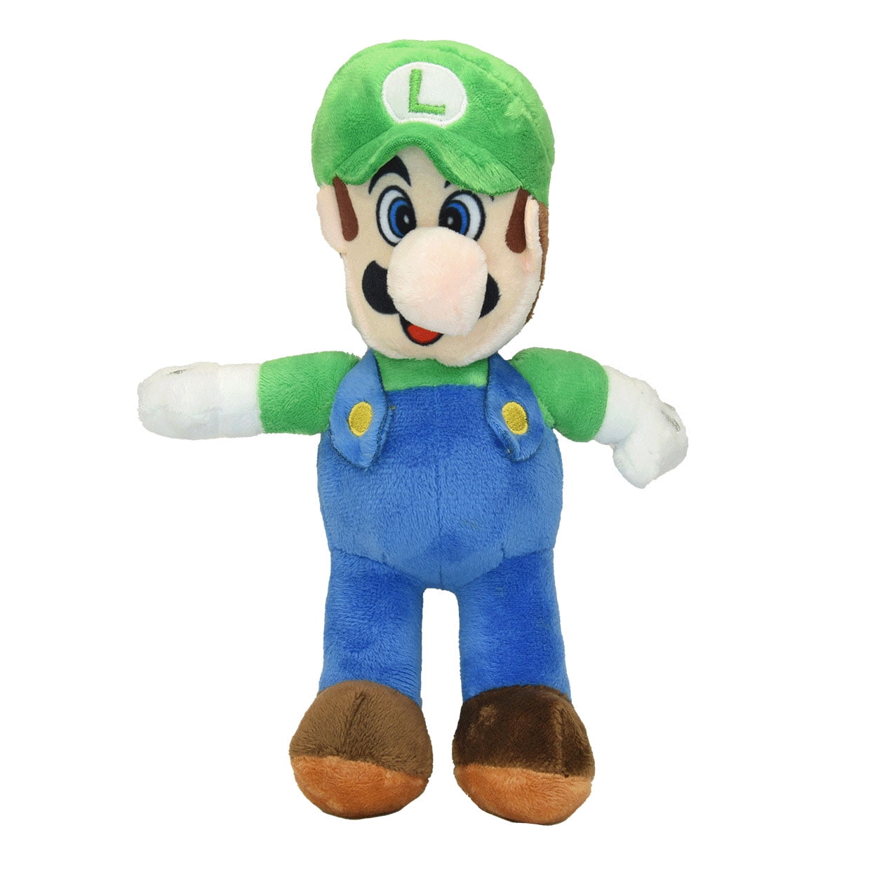 Super Mario Bros Luigi Plushie, 8.5 inch Stuffed Game Character Doll ...