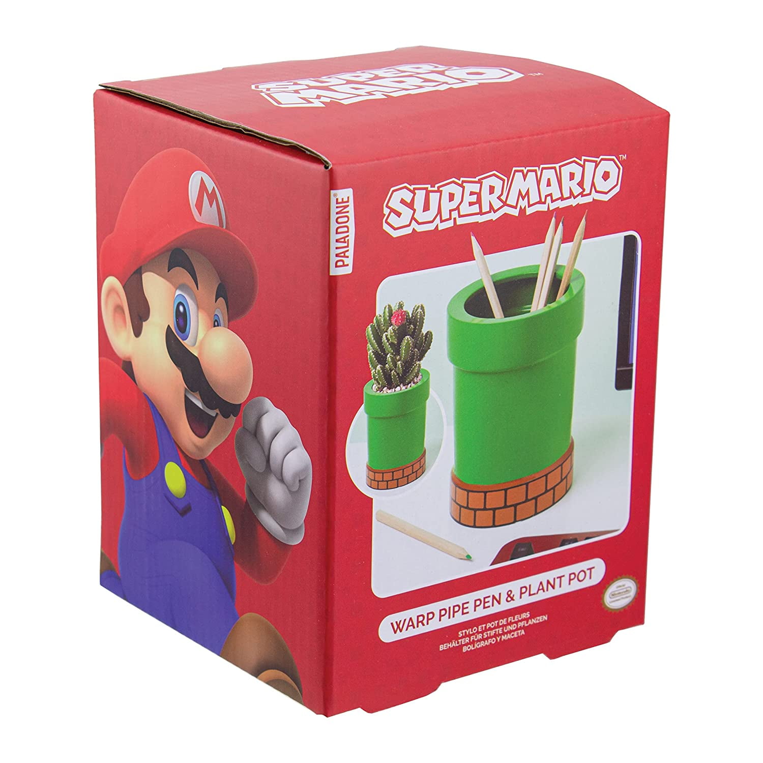 Super Mario Bros Ceramic Planter and Pencil Holder - Officially ...
