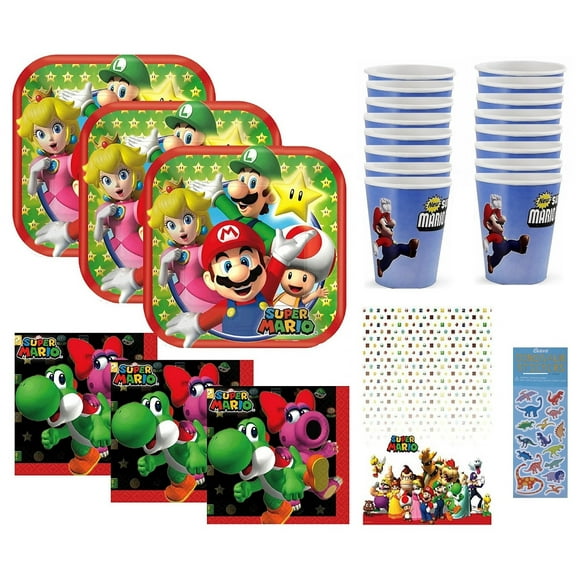 Super Mario Bros Party Supplies in Party & Occasions - Walmart.com