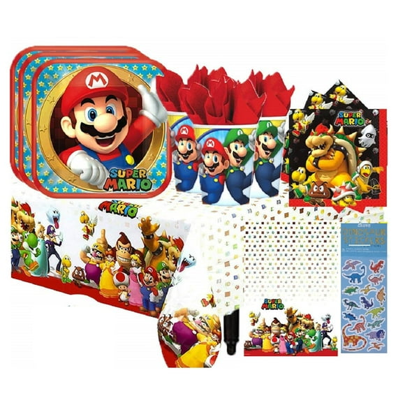 Super Mario Bros Party Supplies in Party & Occasions - Walmart.com