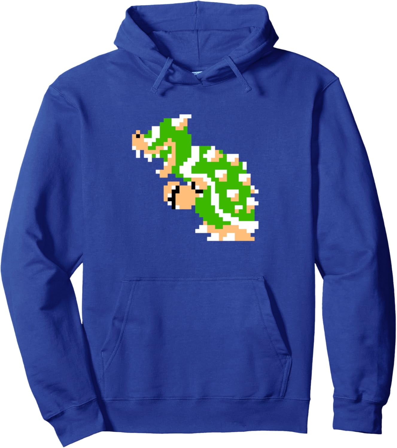 Super Mario Bros Bowser 8-Bit Retro King Koopa Nintendo Logo Pullover ...