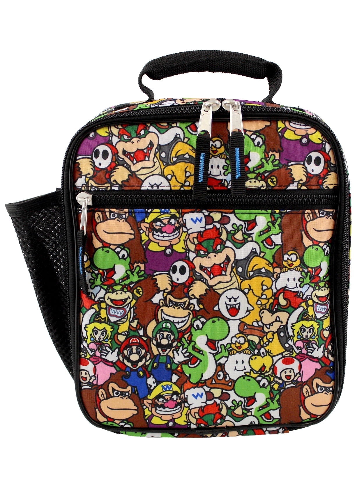 Super Mario Bros Luigi Kids Lunch Box Bag, Soft Insulated School Lunch ...