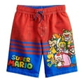 Walmart Super Mario Bros Boys' Lightweight, Quick-Drying Swim Trunks ...