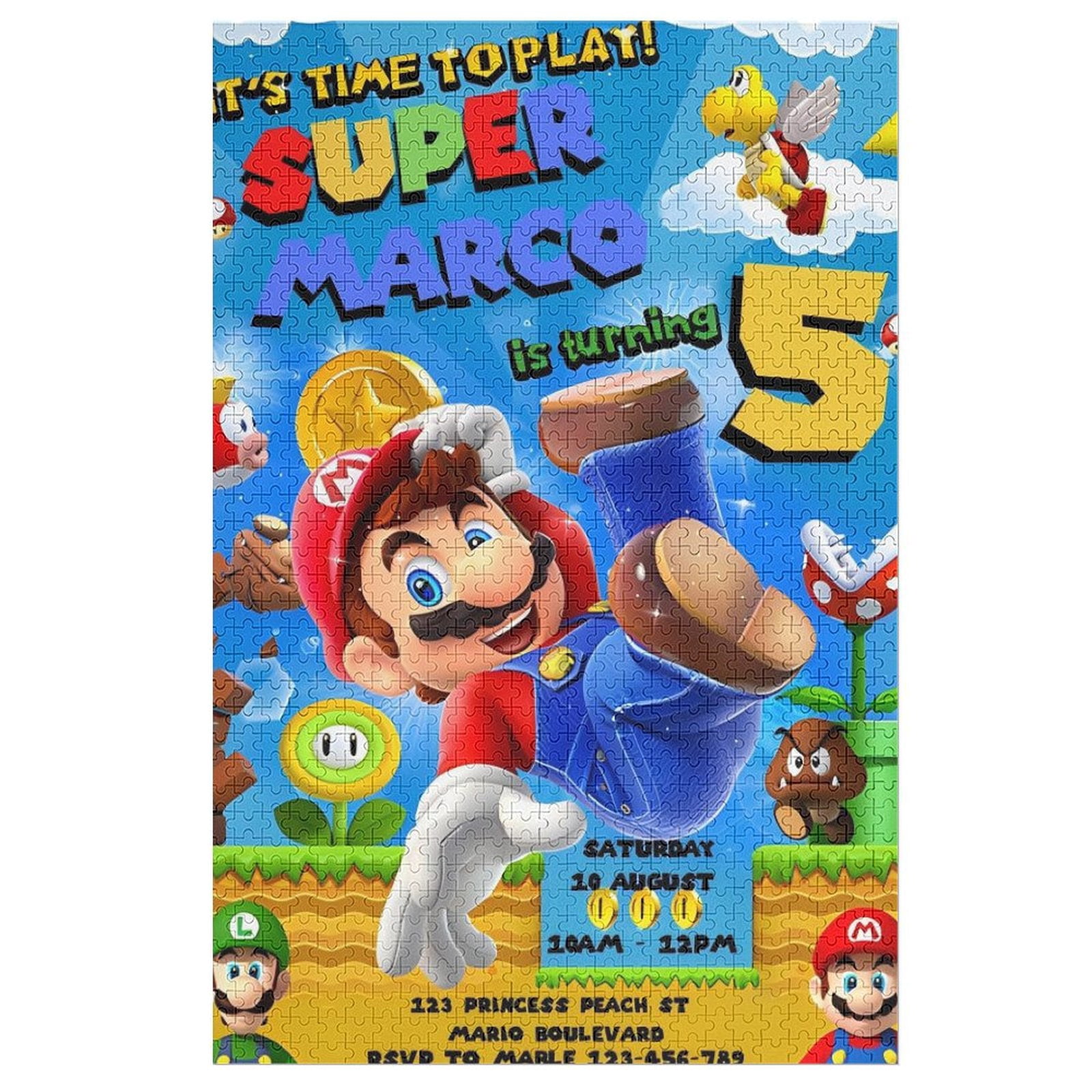 Super Mario Bros Cartoon Toy Puzzles Birthday Gifts for Children ...
