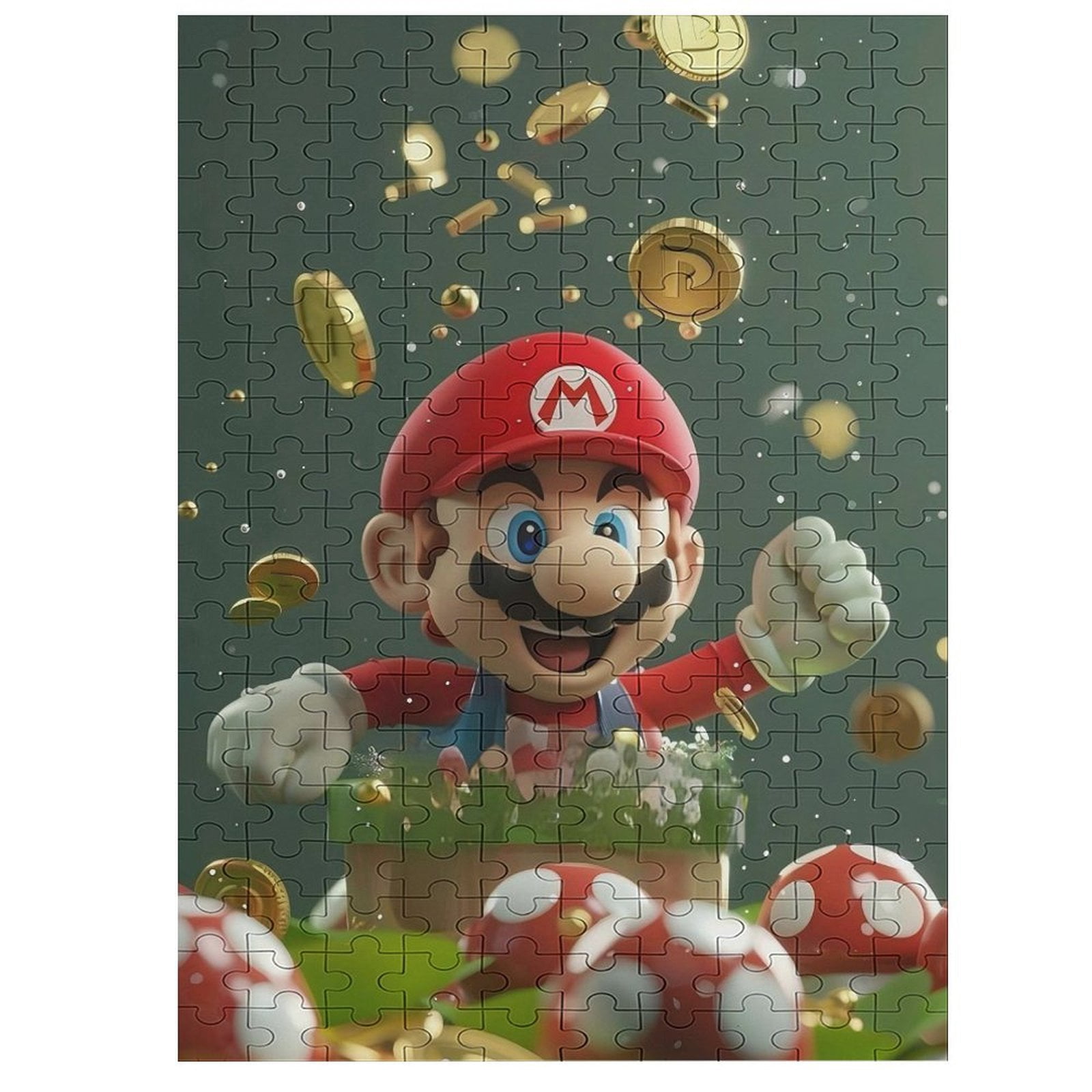 Super Mario Bros Cartoon Toy Puzzles Birthday Gifts for Children ...
