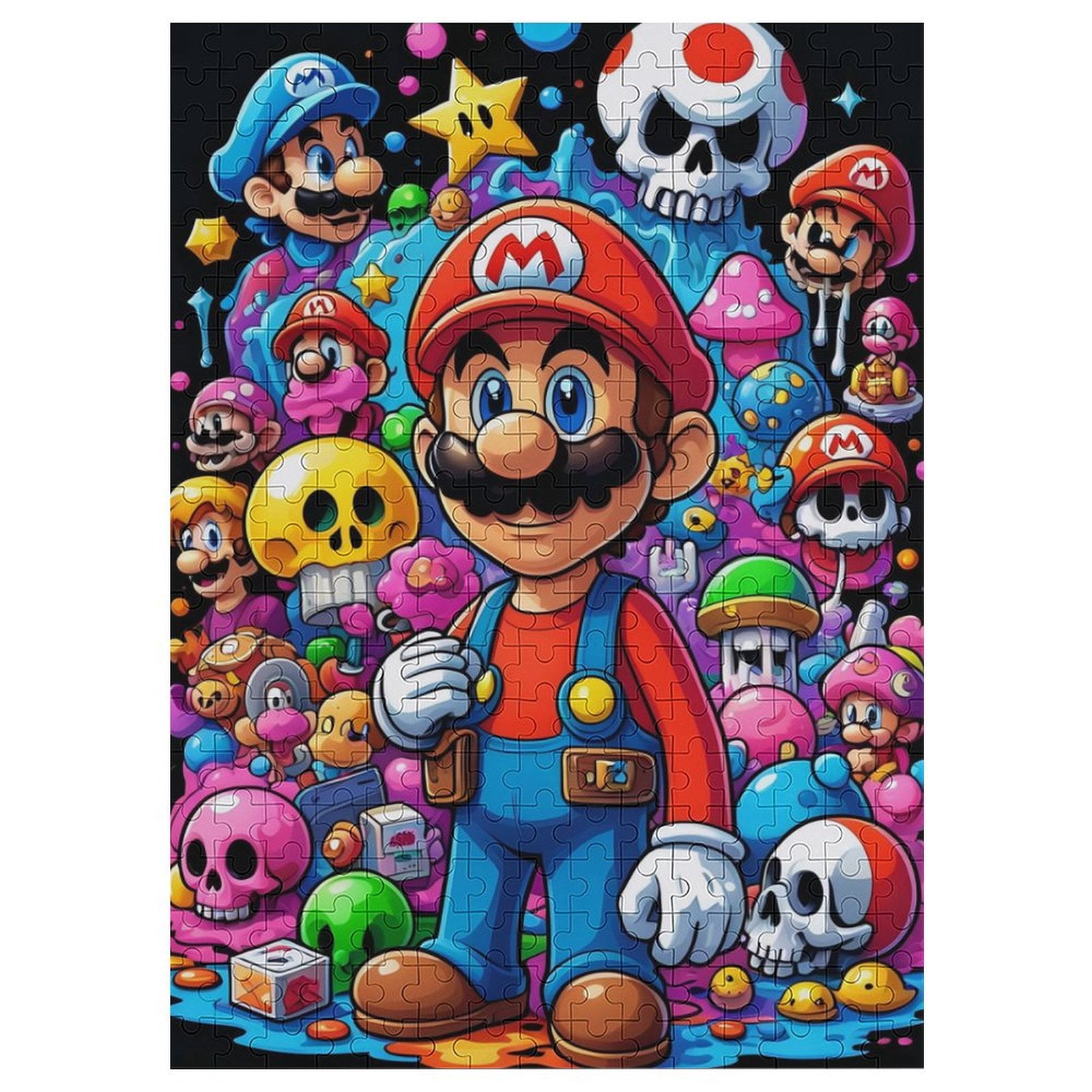 Super Mario Bros Cartoon Toy Puzzles Birthday Gifts for Children ...