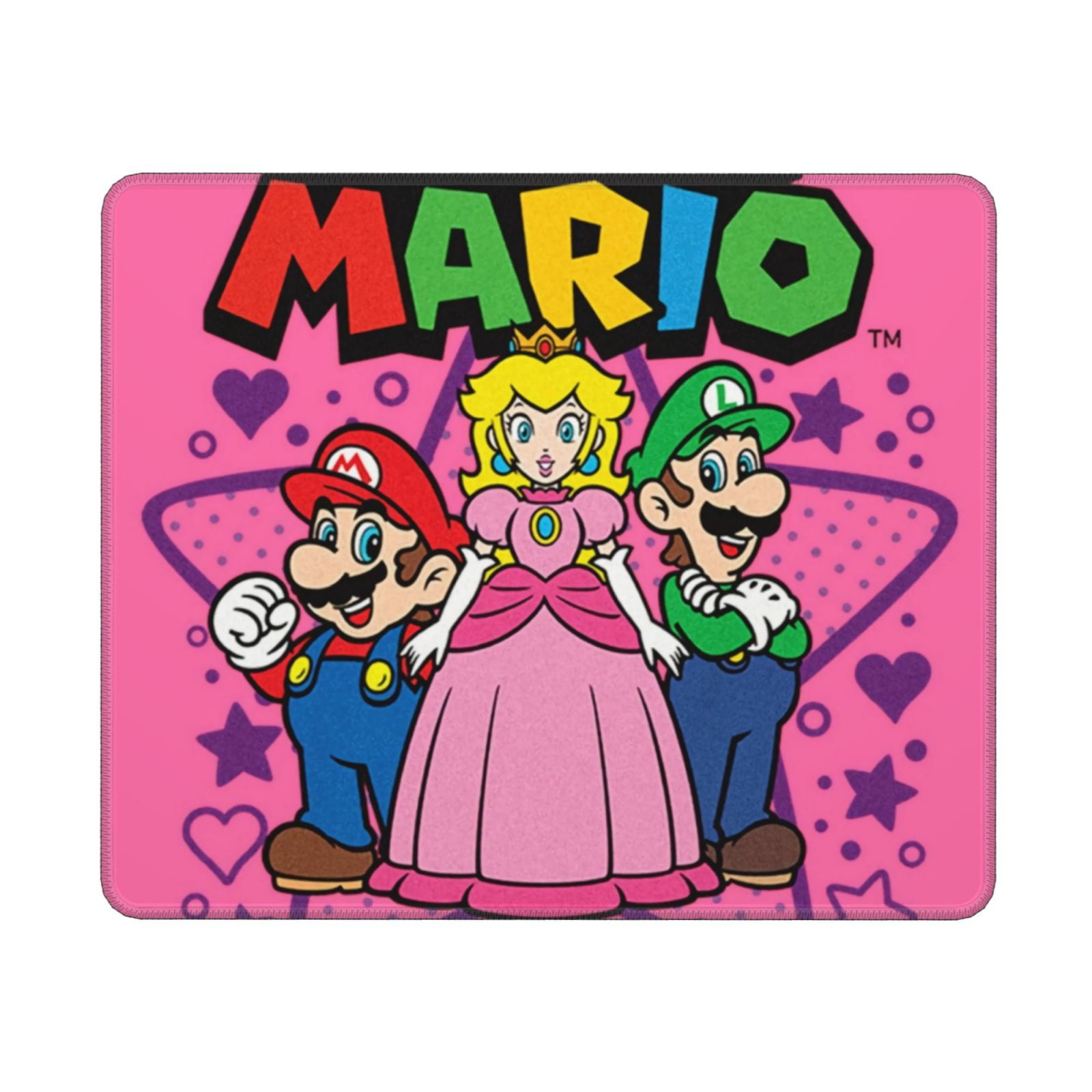 Super-Mario Bros Characters Logo Mouse Pad,Extended Contour Mouse Mat ...