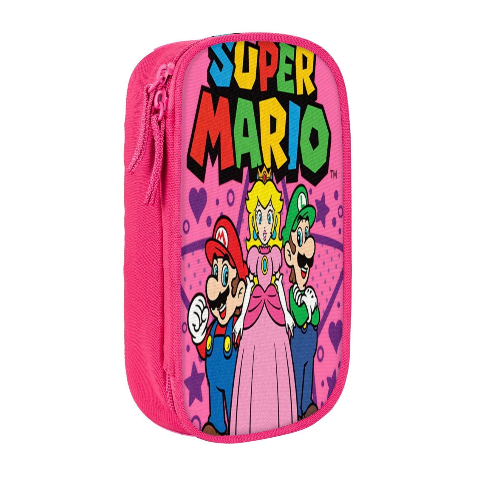 Super Mario Bros Characters Logo Pencil Case,Pencil Pouch,Pencil Case ...