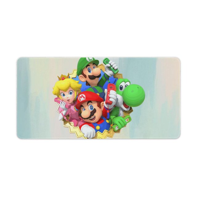 Super Mario Bros Extended Gaming Mouse Pad No-sliped Large Desk Mat ...