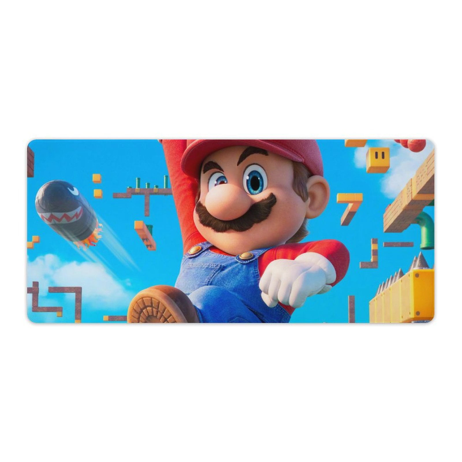 Super Mario Bros Extended Gaming Mouse Pad No-sliped Large Desk Mat ...