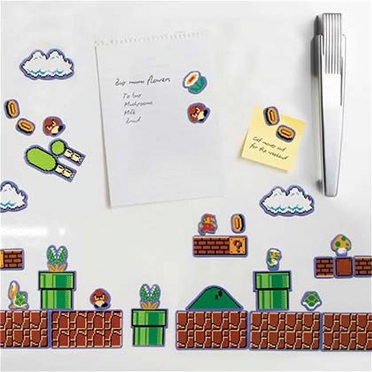 Nintendo Super Mario Bros. Kids Game Toys, Fridge Magnet Set with 80 ...