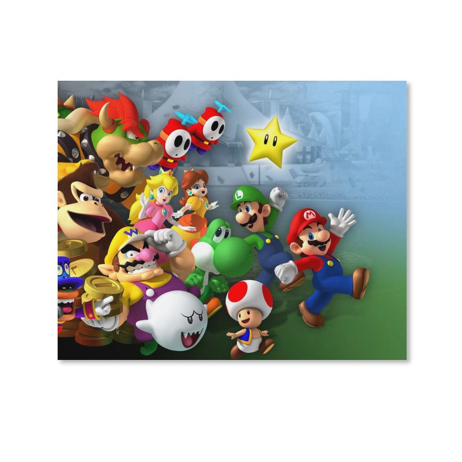 Super Mario Bros Game Decorative Painting Canvas Wall Poster Art ...