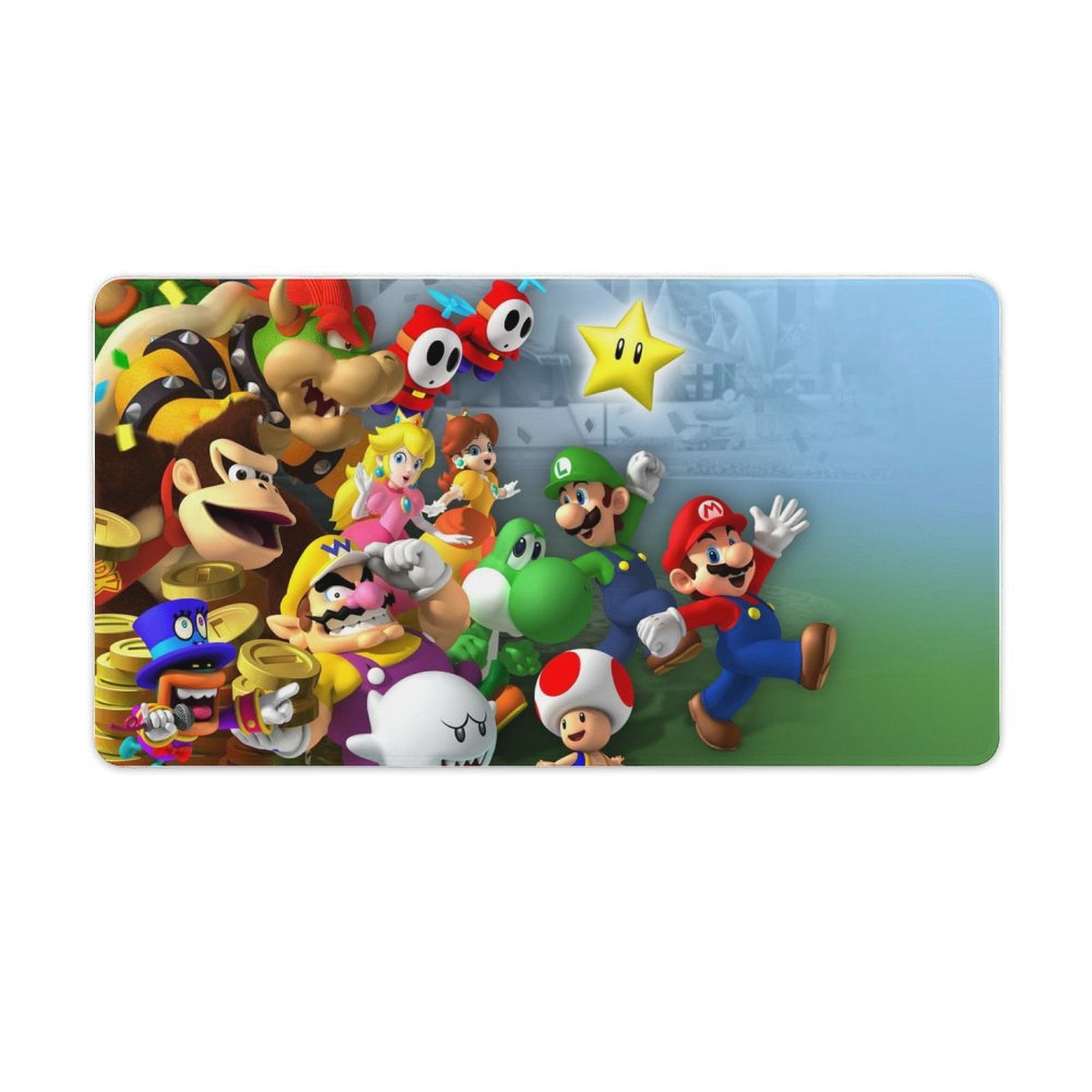 Super Mario Bros Game Extended Gaming Mouse Pad No-sliped Large Desk ...