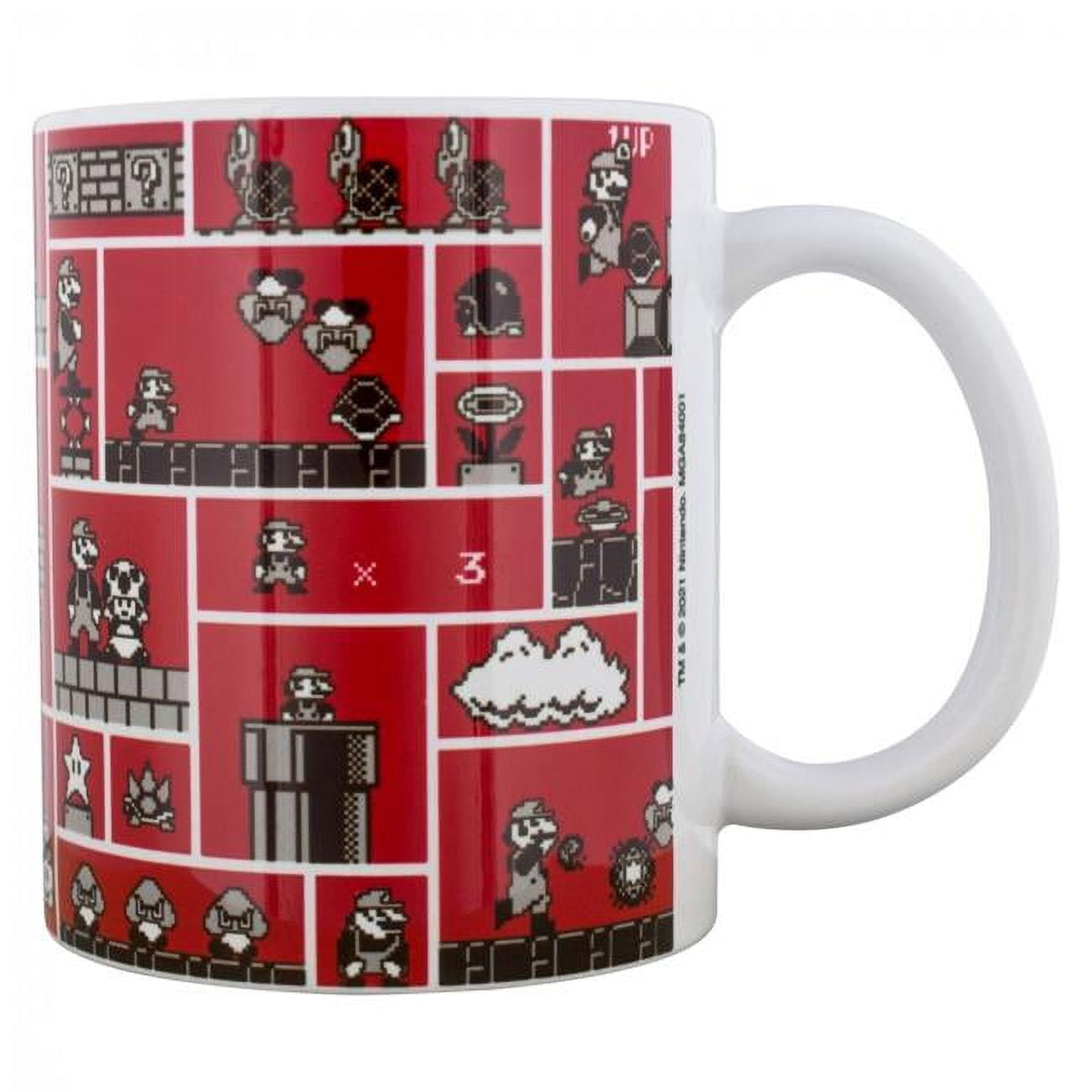 Super Mario Bros 884470 Bros. Retro Scenes 11 oz Ceramic Mug - Walmart.com