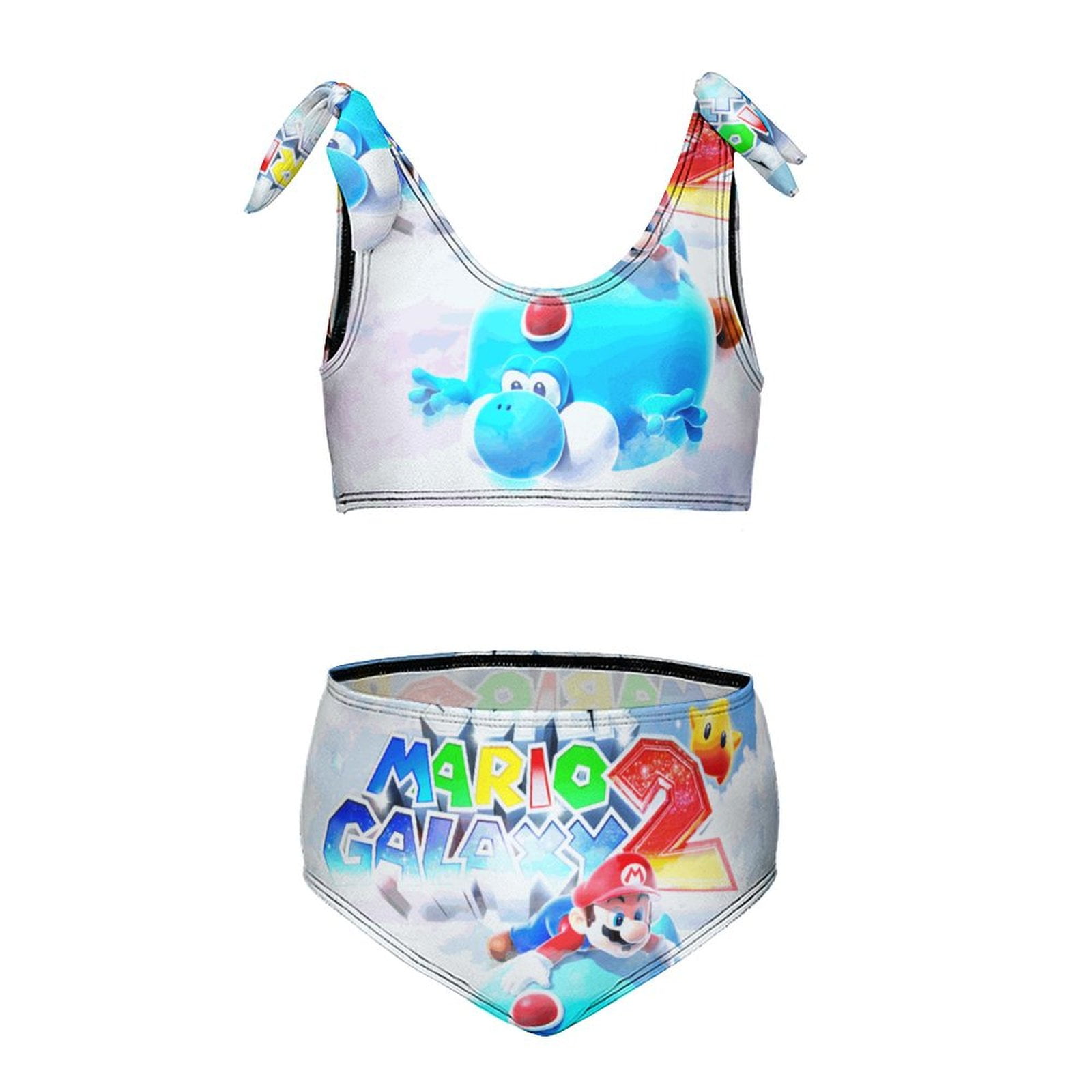 Super Mario Bros Kid's Swimwear Two Piece Swimsuit Summer Beach ...