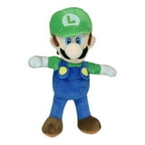 Super Mario Bros Luigi 16 inch Stuffed Plush Toy - Walmart.com