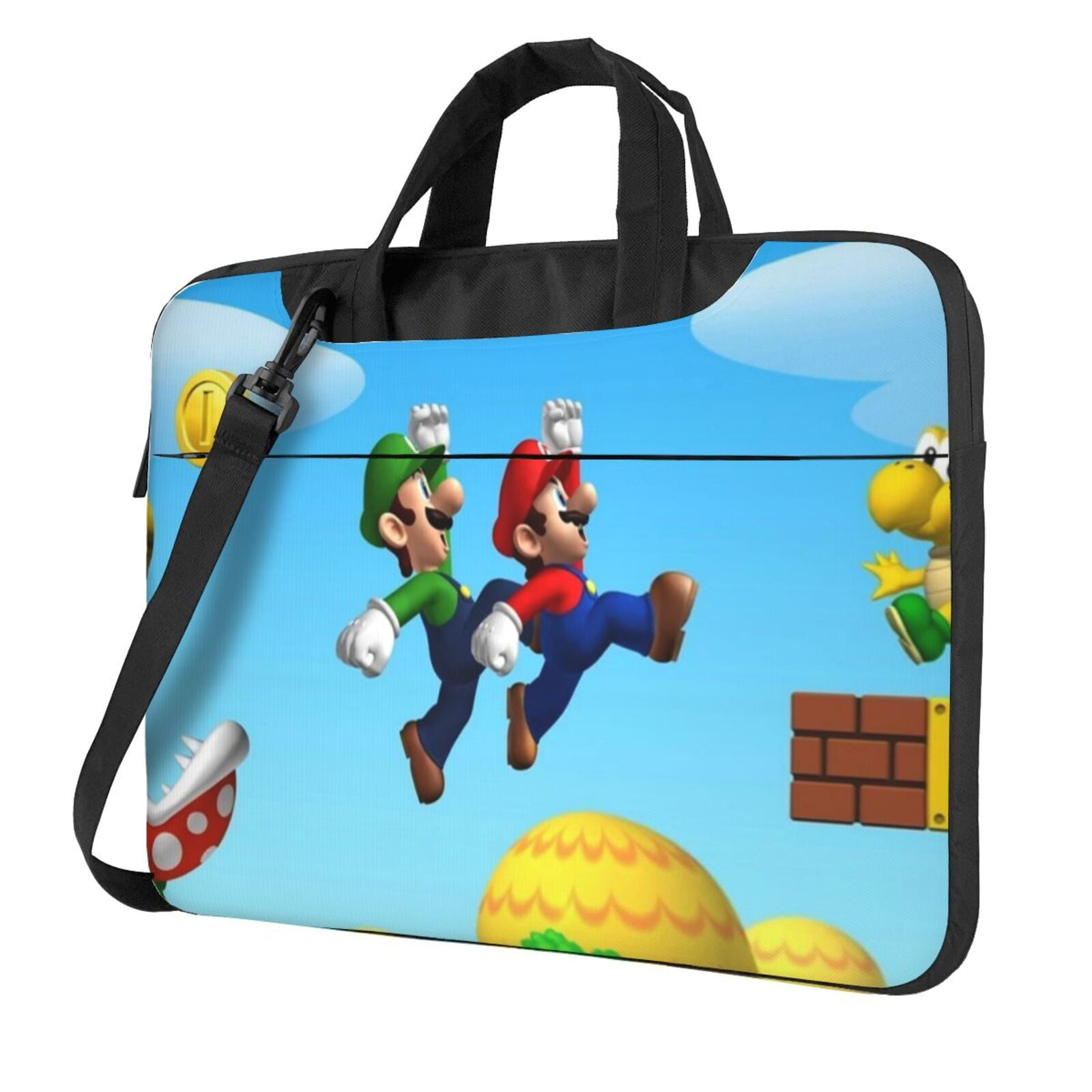 Super Mario Bros Luigi Laptop Bag Portable Shoulder Laptop Case Sleeve ...