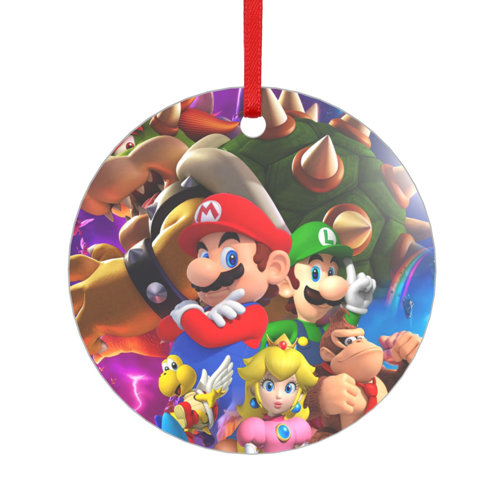 Super Mario Bros Luigi Movie Acrylic Shaped Pendant Xmas Ornaments ...