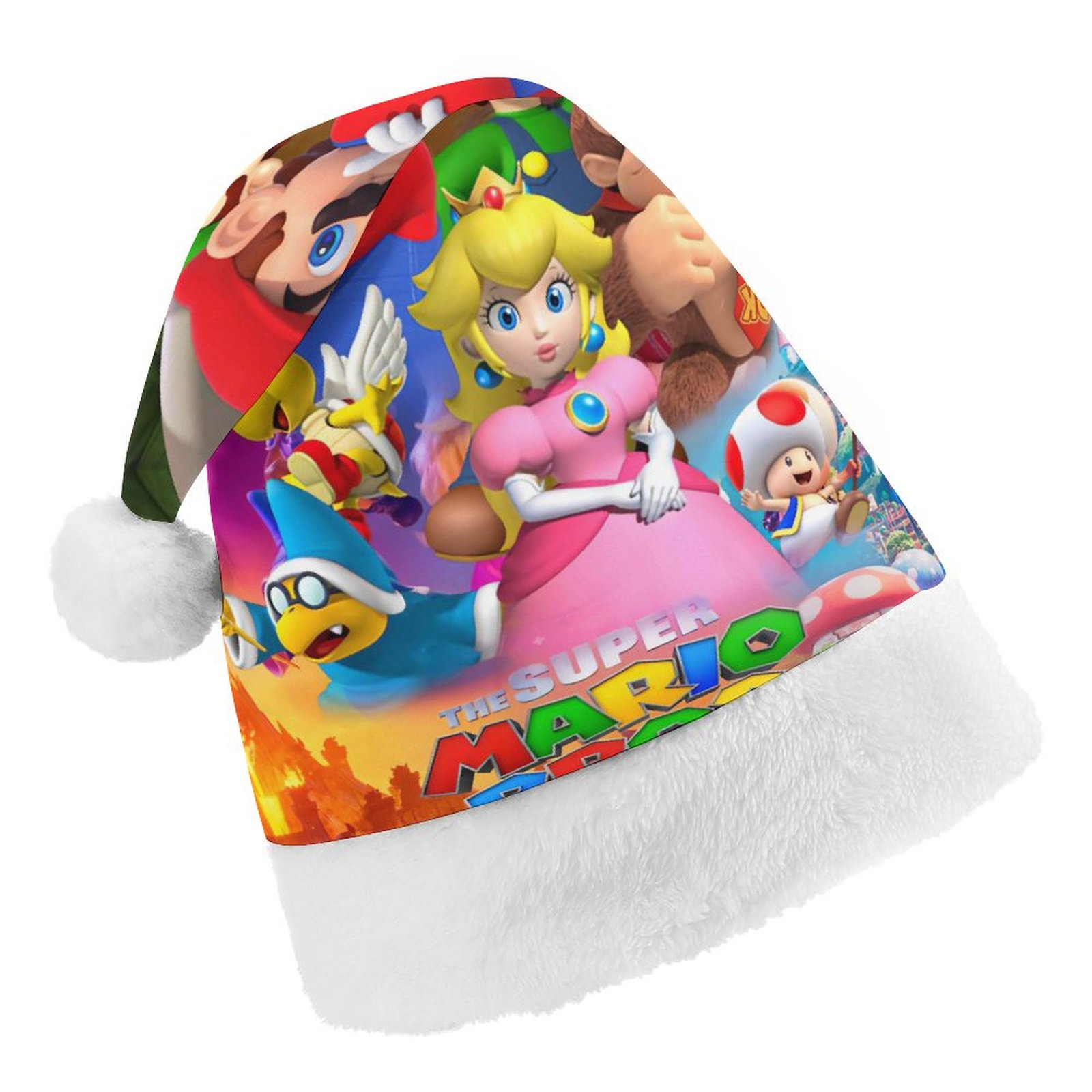 Super Mario Bros Luigi Movie Christmas Hat for Adult And Kids Xmas ...