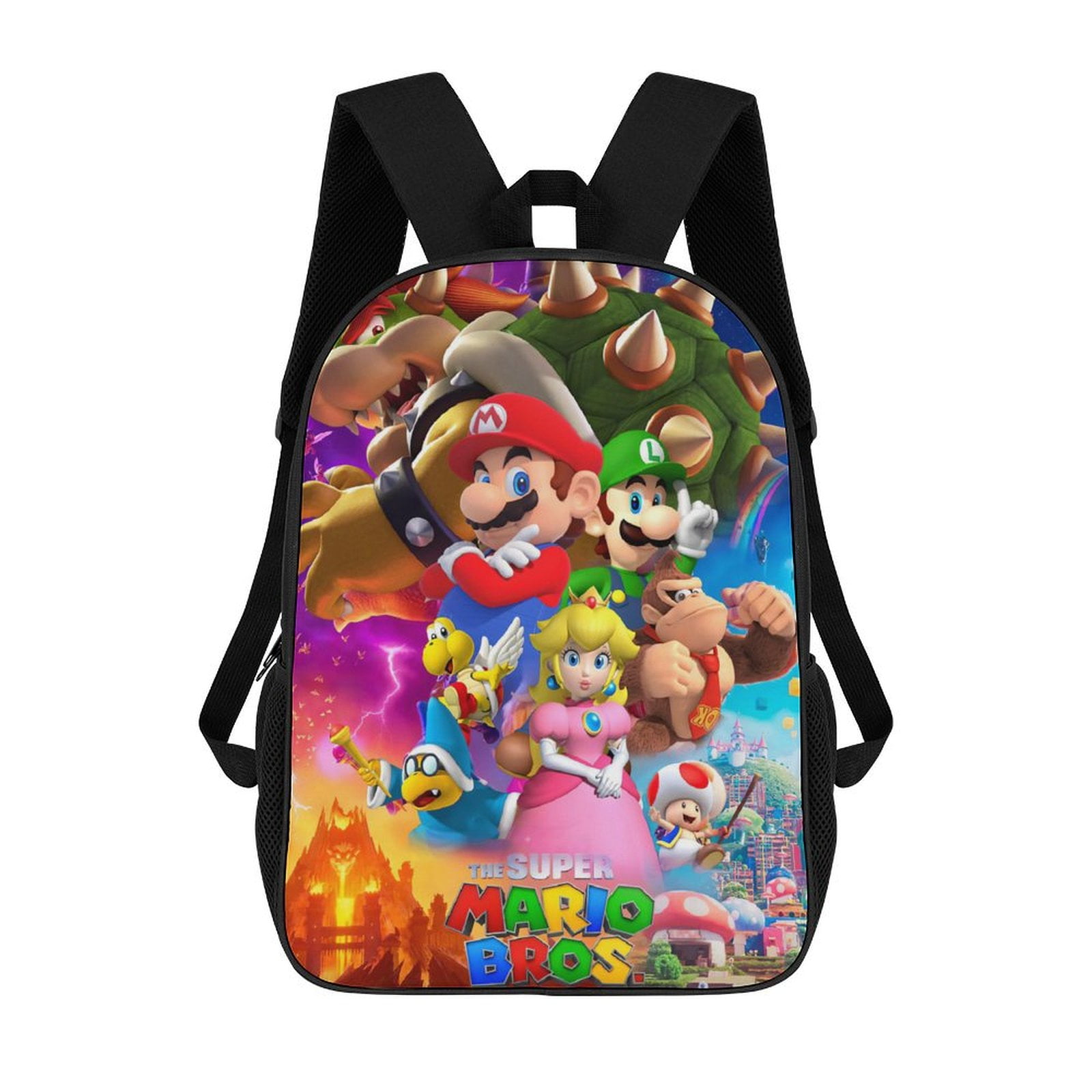 Super Mario Bros Luigi Movie School Bag Backpack Multipurpose Daypack ...