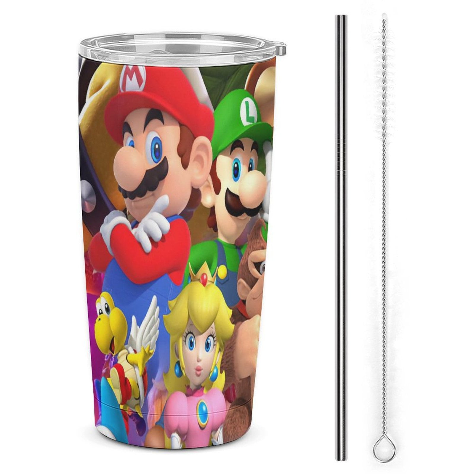 Super Mario Bros Luigi Movie Stainless Steel Car Cup Daily Thermal ...