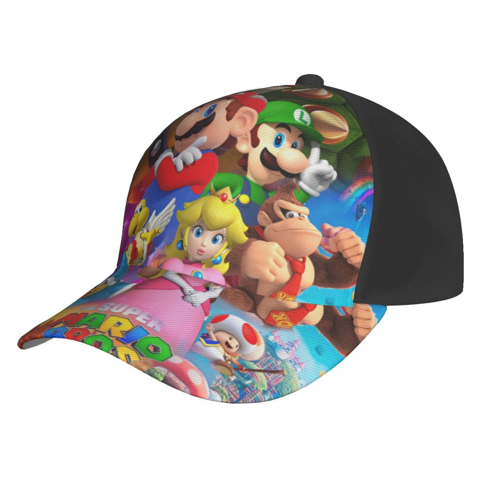 Super Mario Bros Luigi Movie Unisex Baseball Cap Adjustable Trucker Dad ...