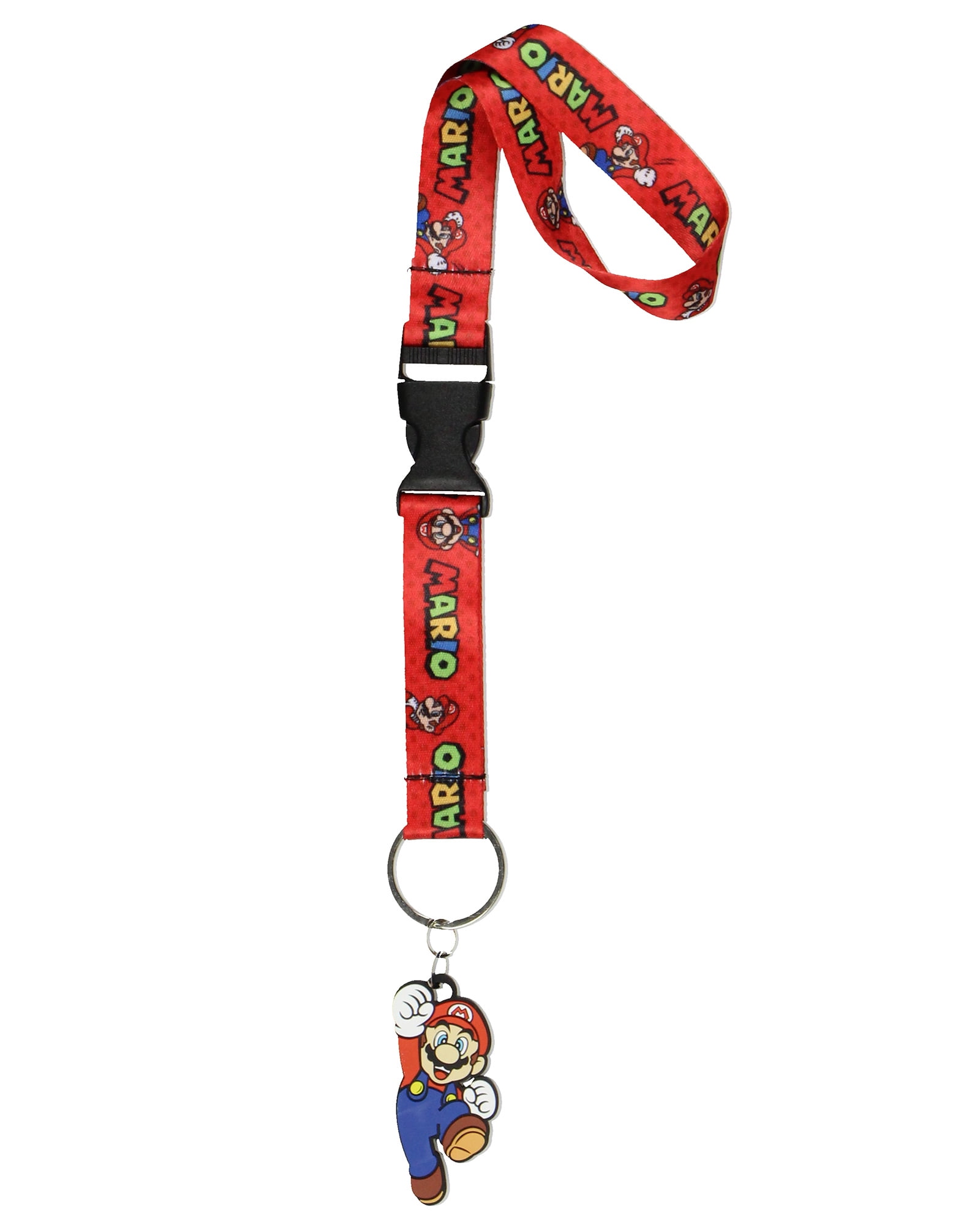 Super Mario Wrist Lanyard Wristlet Keychain Nintendo Games Breakaway ...