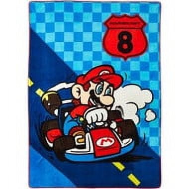 Super Mario Bros. MarioKart 8 'We Own the Road' Plush Blanket - Walmart.com