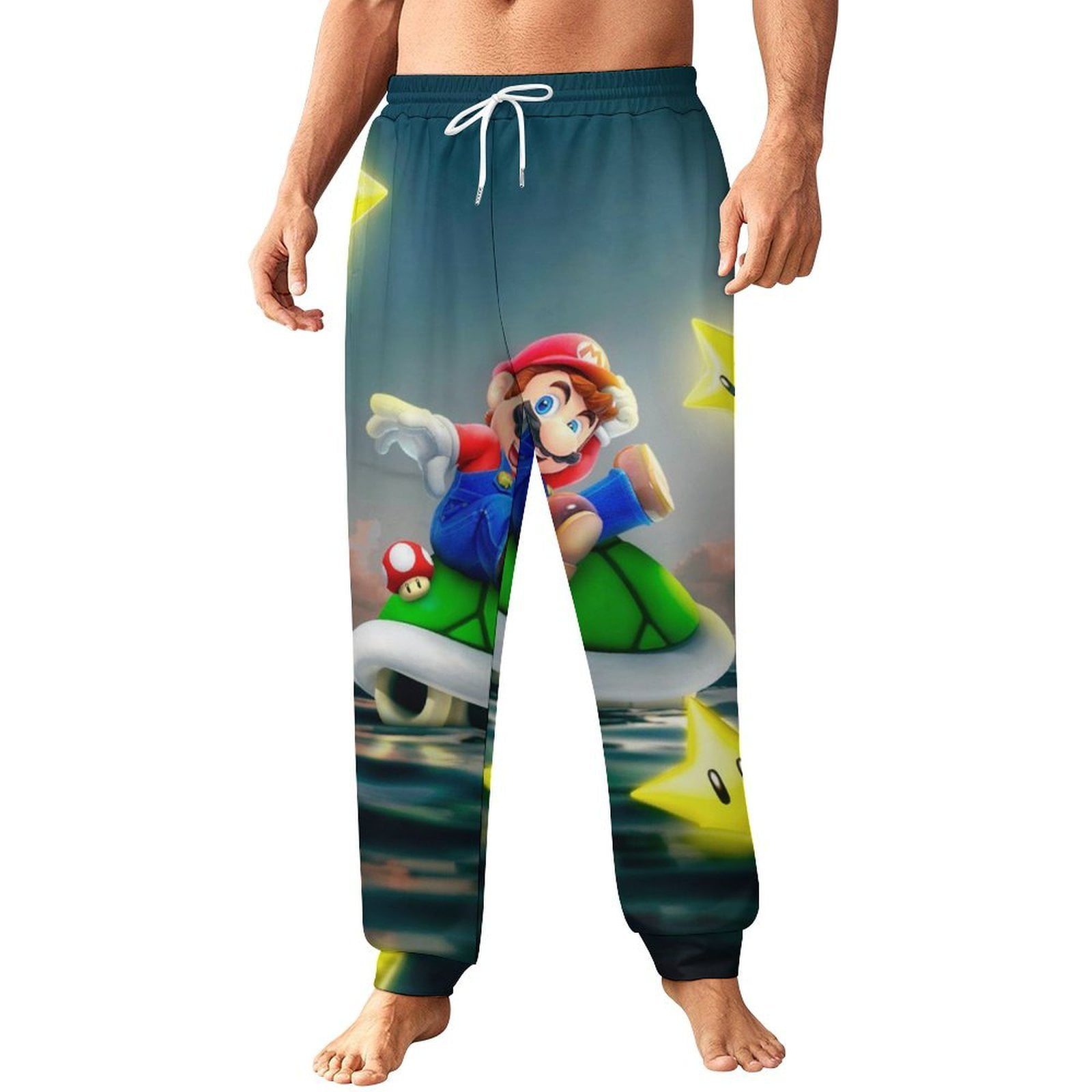 Super Mario Bros Men's Sweatpants Trousers 3D Printed Joggers Track ...