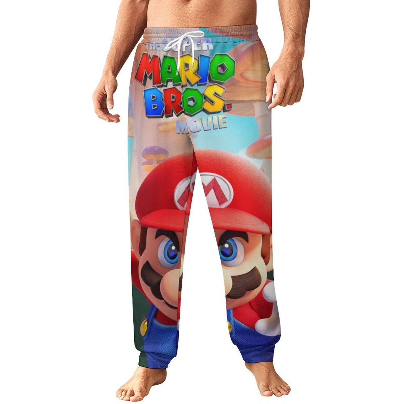 Super Mario Bros. Men's Sweatpants Trousers 3D Printed Joggers Track ...
