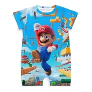 Nintendo Characters Super Mario Lightweight Costume Short Sleeve Hoodie ...
