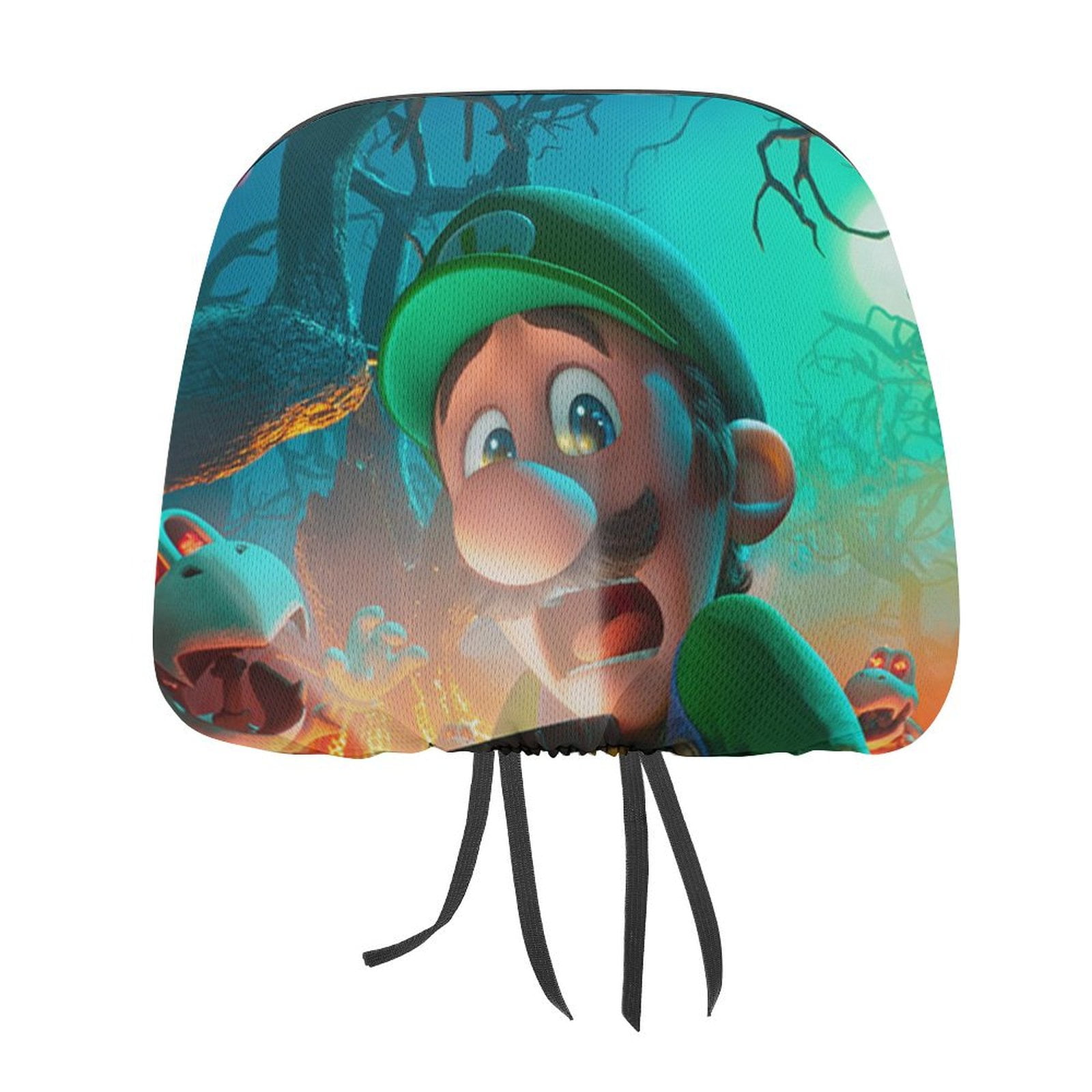 Super Mario Bros. Movie Car Headrest Cover Accessories Vehicles Seat ...